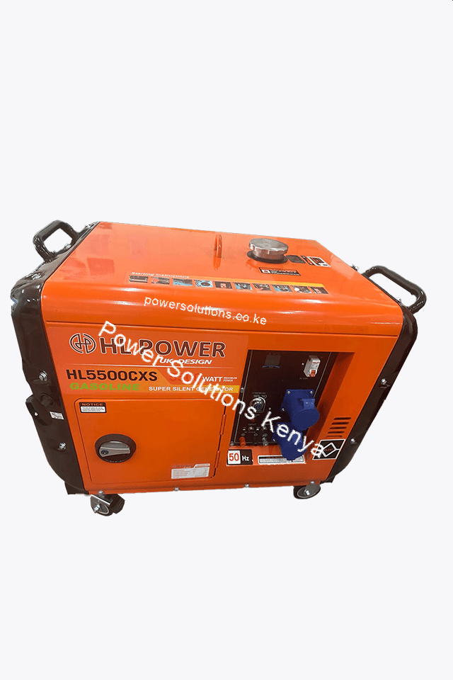 HL Power 5.5KVA Petrol Silent Automatic Generator | Power Solutions Kenya